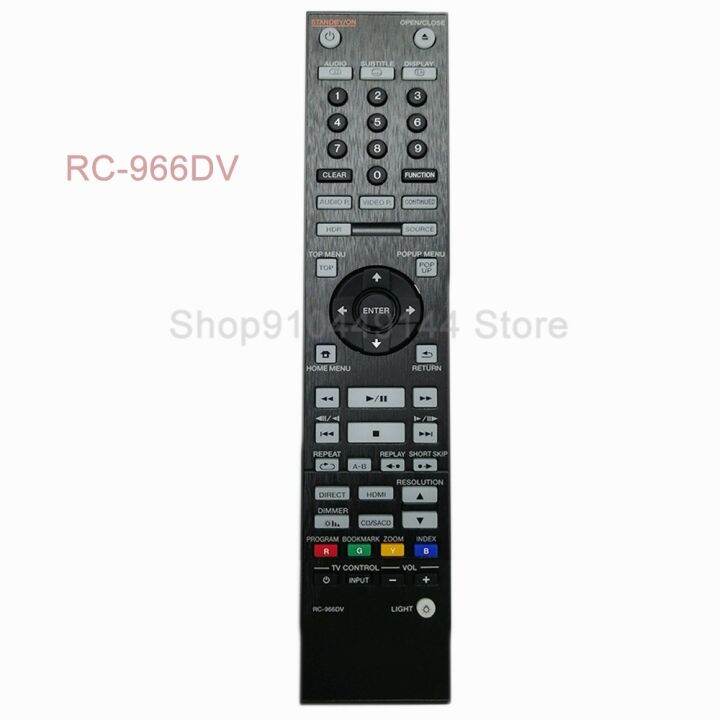 NEW Origianl RC-966DV Remote control For PIONEER 4K UHD BLU-RAY Audio ...