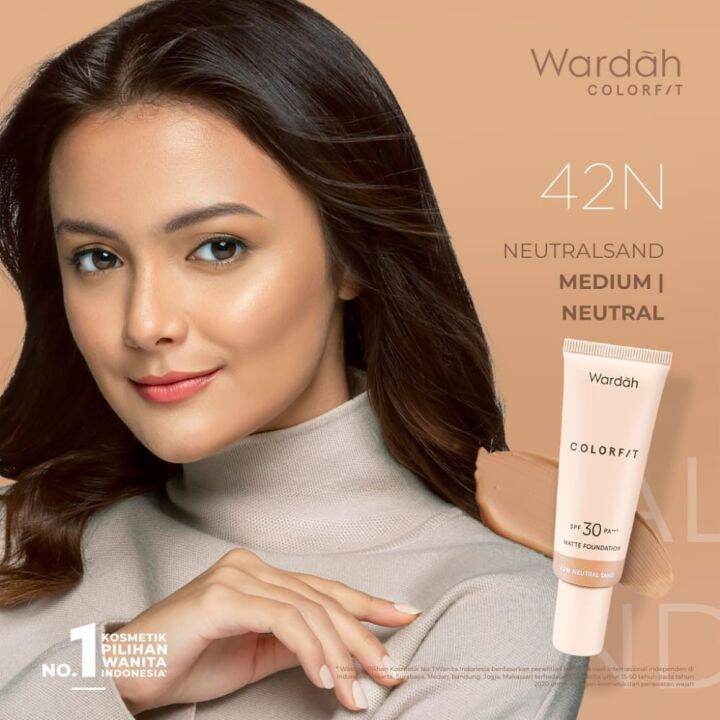 WARDAH COLOURFIT MATTE FOUNDATION SPF 30PA+++ COLORFIT MATTE FOUNDATION ...