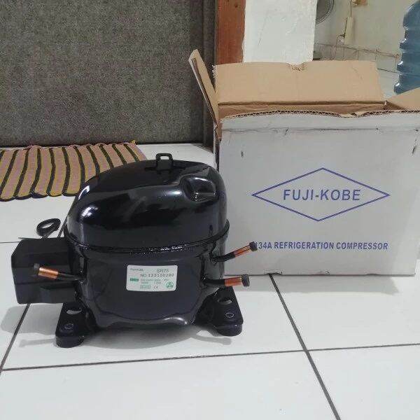 Kompresor Kulkas/Compressor Kulkas 2 Pintu Merk Fuji SR75 Baru 1/5 pk ...