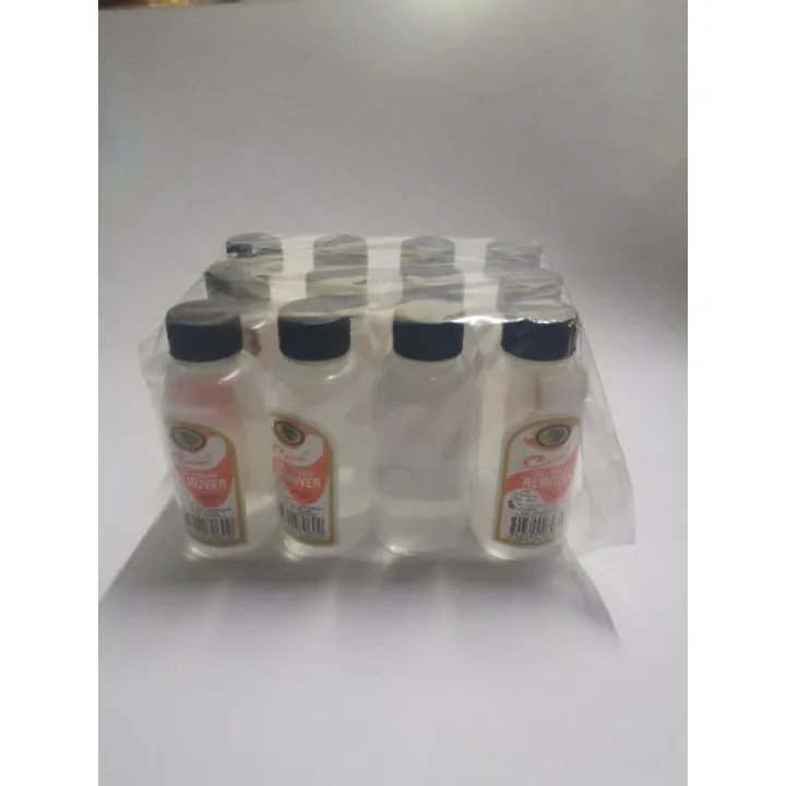 Carrie Nail Polish Remover Acetone 60ml 12pcs/pack | Lazada PH