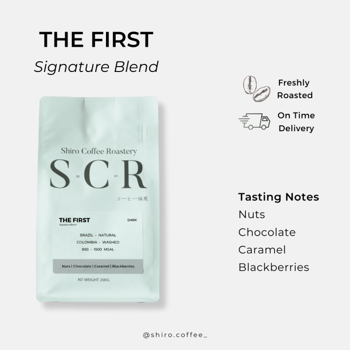 Shiro Coffee Roastery | THE FIRST (Signature Blend) Brazil & Colombia ...