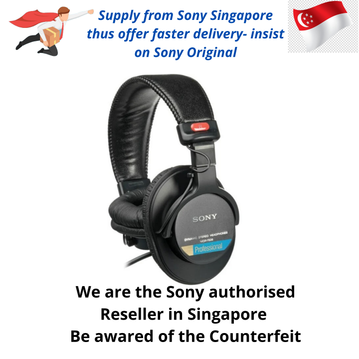 Soony MDR 7506 Dynamic Stereo Over-The-Ear Headphone - MDR7506 ...