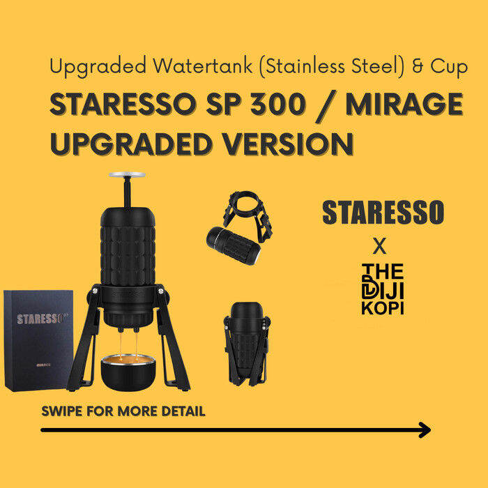 Staresso Mirage SP 300 Espresso Maker Original Double Shot Espresso ...