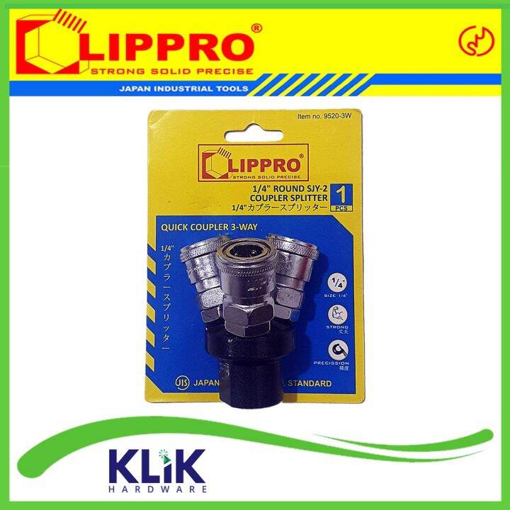Lippro Quick Coupler Cabang 3 - Sambungan Selang Kompresor | Lazada ...
