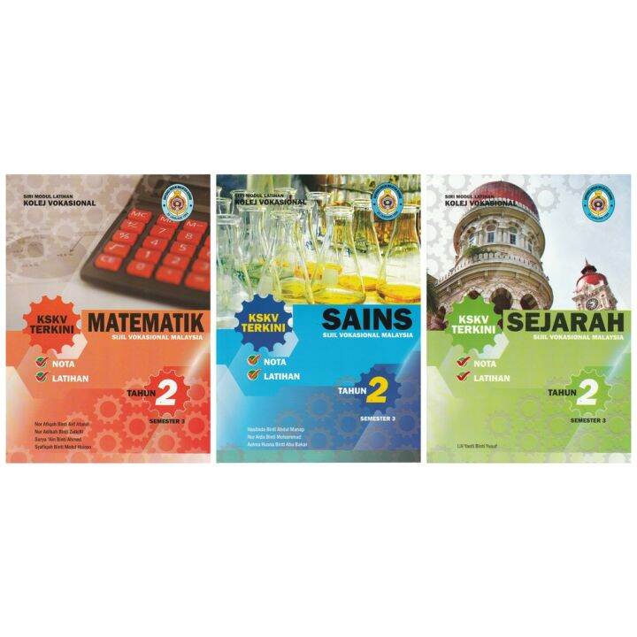 SIRI MODUL LATIHAN KOLEJ VOKASIONAL (SKV) TAHUN 2 SEMESTER 3 | Lazada