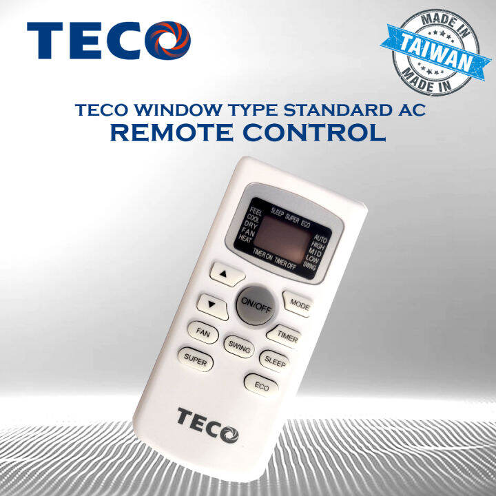 TECO Remote Control Window Standard aircon | Lazada PH