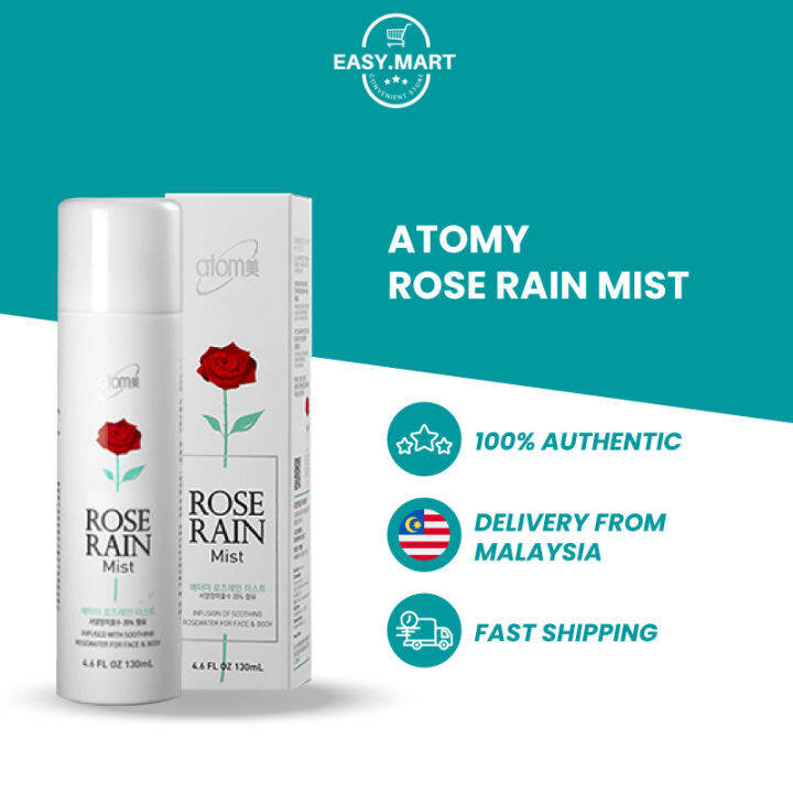 READY STOCK Atomy Rose Rain Mist 艾多美玫瑰雨雾 【130ml】 Face Mist Facial Mist ...