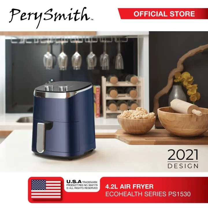 PerySmith PS1530 Air Fryer Ecohealth II Series 1400W 4.2L | Lazada PH