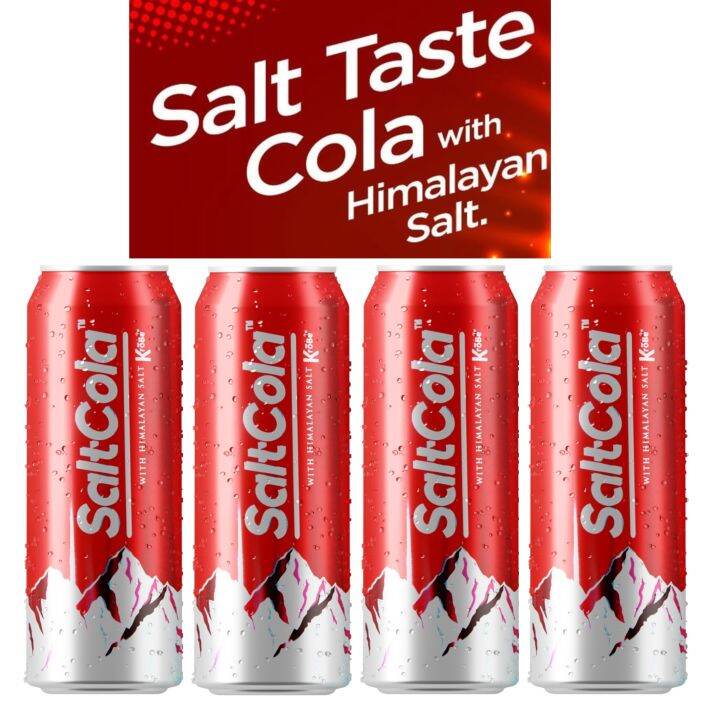 Salt Cola with Himalayan Salt, 4 x 320ml | Lazada
