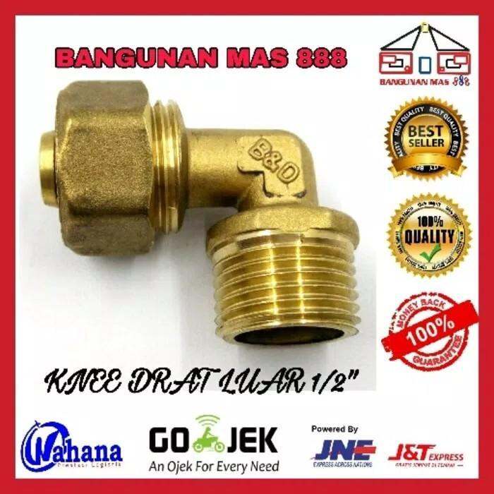 KNEE DRAT LUAR AIR PANAS - SOCK KNEE TEE NEPEL SAMBUNGAN AIR PANAS KUNINGAN BAGUS MURAH | Lazada ...