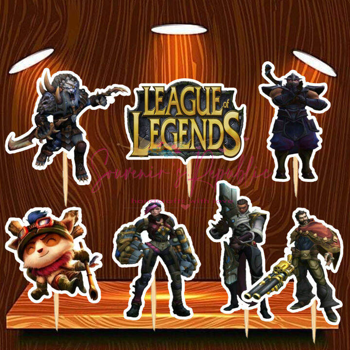 League of Legends Cupcake Topper 24 pcs | Lazada PH