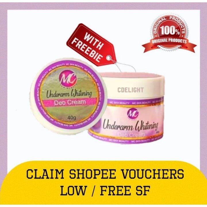 © MC DEO CREAM UNDERARM WHITENING CREAM 40g 100 ORIGINAL | Lazada PH