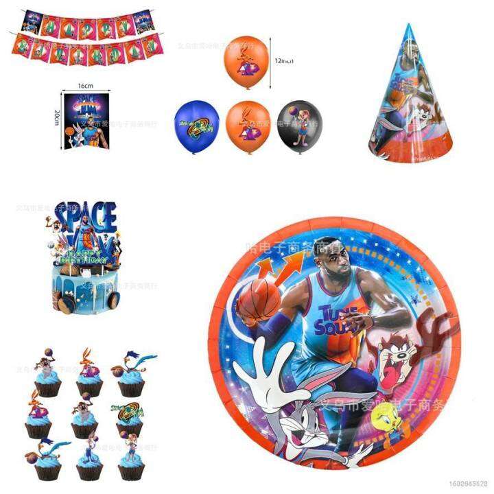 Space Jam A New Legacy LeBron James Disposable Tableware Decoration Set ...