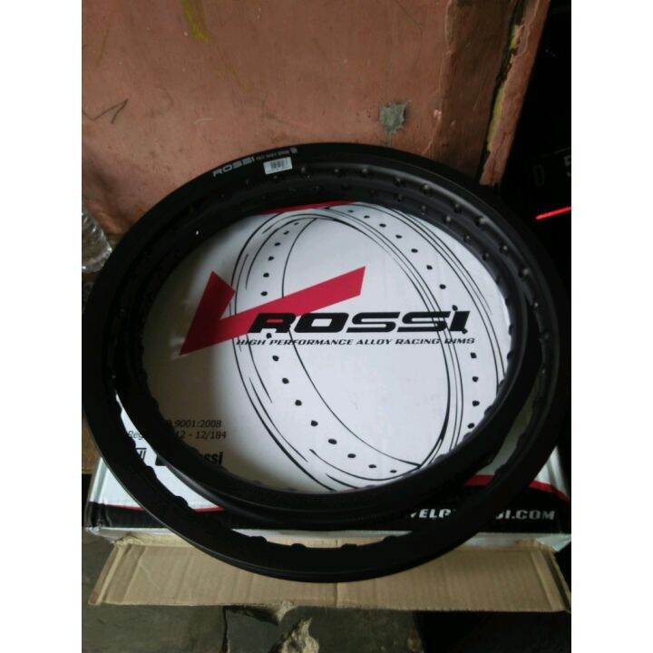 velg alumunium hitam v-rossi rim 18 lebar 215 | Lazada Indonesia