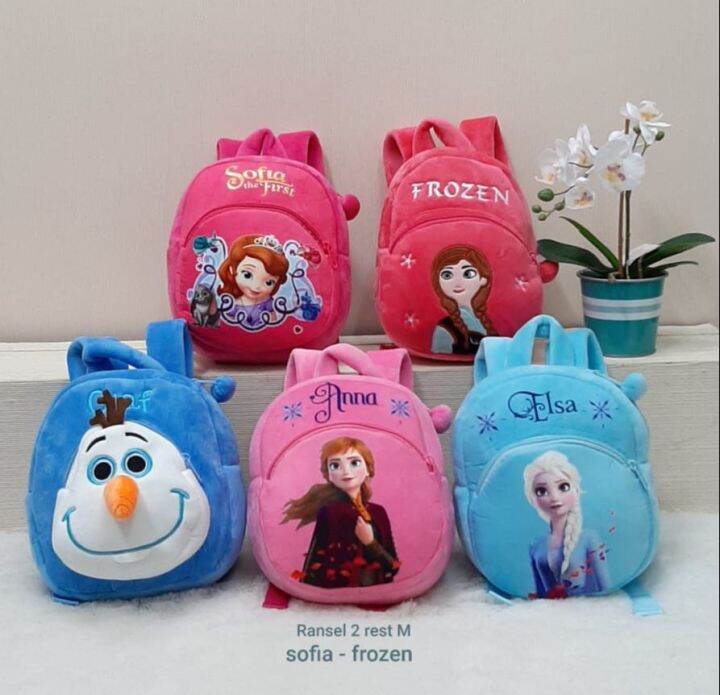 TAs Ransel Elsa Backpack Sekolah Anak Tk Paud/Kado Hadiah Ultah ...