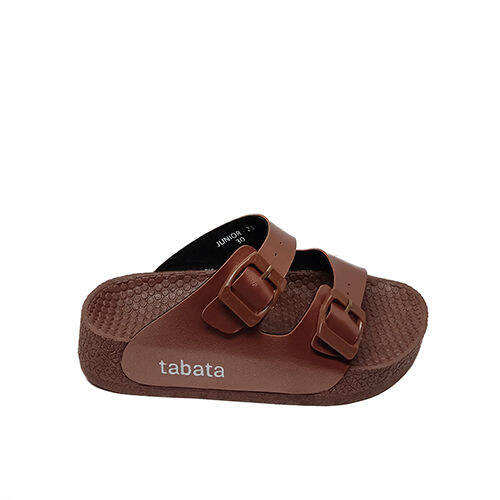 Tabata by Otto 30800011 Junior Duo-Strap Buckled Slide Sandals for Kids ...