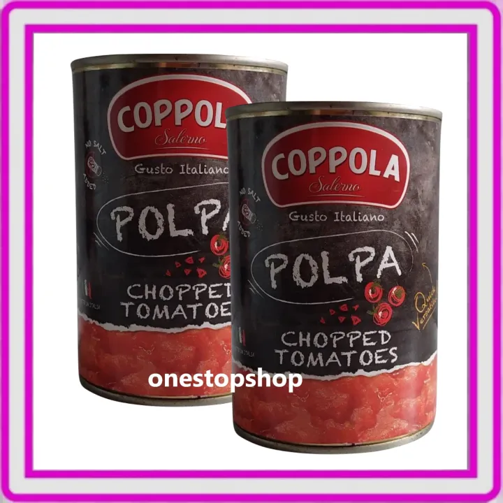 Coppola Polpa Chopped Tomatoes 400g x2 | Lazada PH