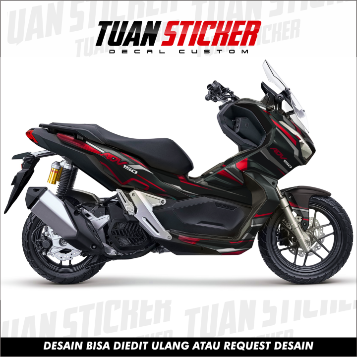 Sticker Striping Decal Honda ADV Sticker Honda ADV Striping ADV Decal ...