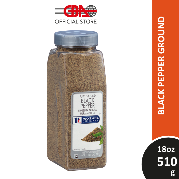 McCormick for Chefs Black Pepper Pure Ground 510g | Lazada