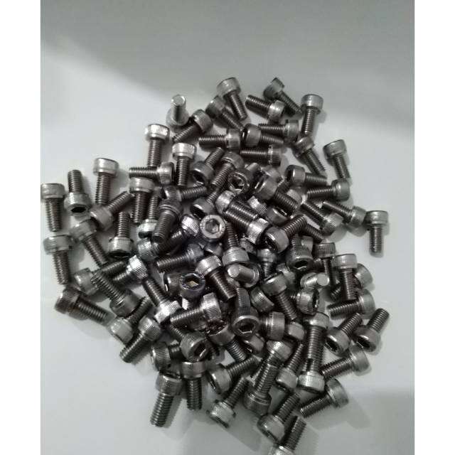 Baut L M6 x 25 stainless steel SS304 (harga per biji) baut M6 | Lazada ...