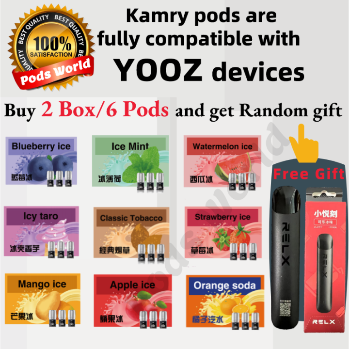 YOOZ Classic Compatible Pods - KAMRY Juice Vape Pods[𝐏𝐑𝐎𝐌𝐎 :Buy 2 boxes ...