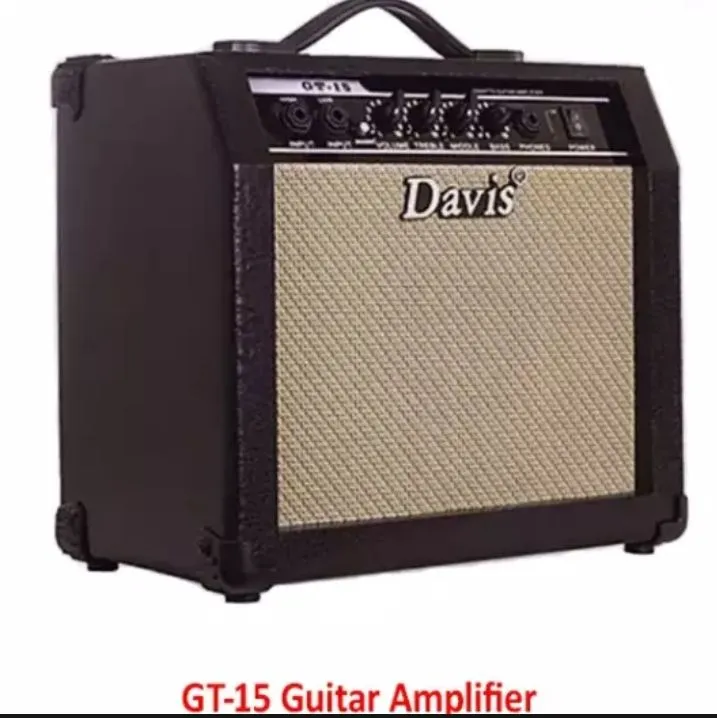 KIRK JAMES Music * DAVIS Amplifier GT-15 HEAVY DUTY Amplifier for ...