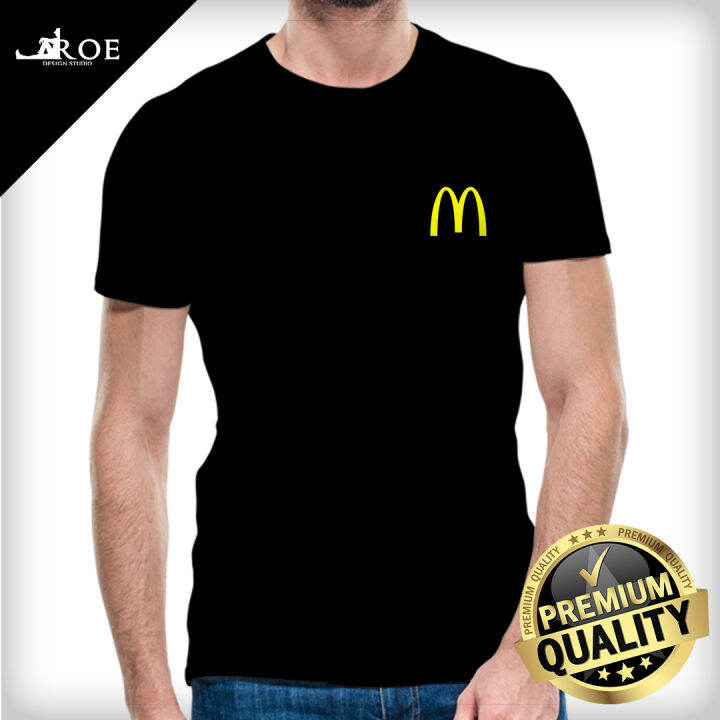 🔥 Baju Tshirt McDonald 100% Cotton + Plus Size | Lazada