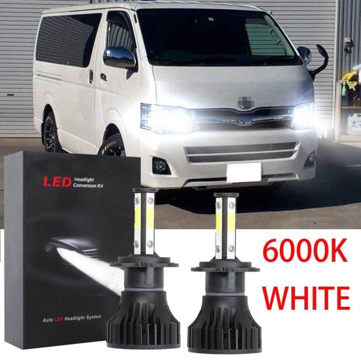 For Toyota Hiace Van 2005 2006 -2019 2020 - 2pc 6000K white 80W Car LED ...