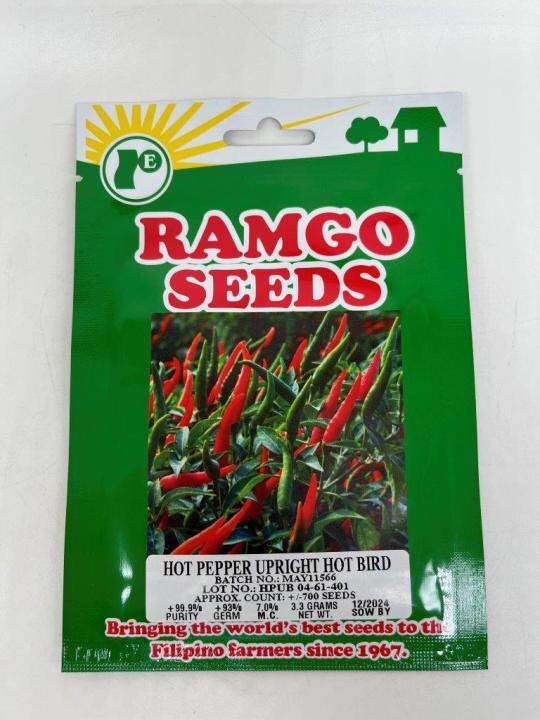 RAMGO HOT PEPPER HOT BRIGHT BIRD SEEDS ( ORIGINAL GARDEN PACK ) | Lazada PH