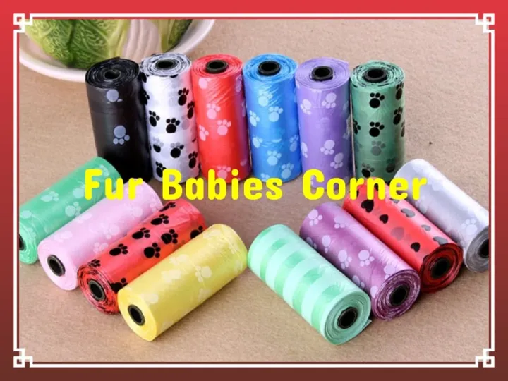 Biodegradable Dog Poop Bag (Sold Per Piece/ 15Pcs. Per Roll)(Random ...