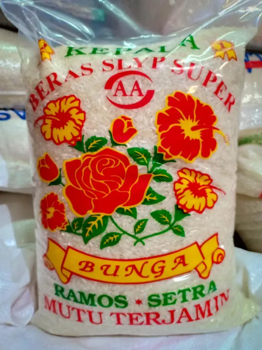 Beras Cap Bunga 5Kg Grade B | Lazada Indonesia
