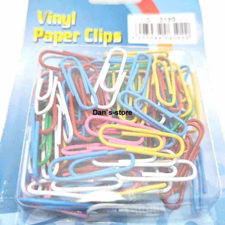 Joyko Vinyl Paper Clips C3100 - Paper Clip Warna Klip Penjepit Kertas ...