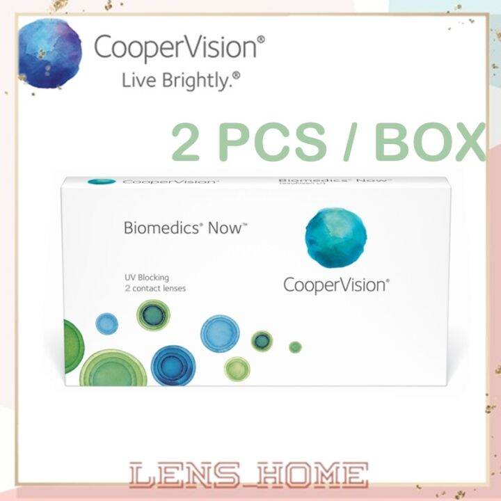 (2 PCS) Cooper Vision Biomedics Now Monthly Disposable Hydrogel Clear ...
