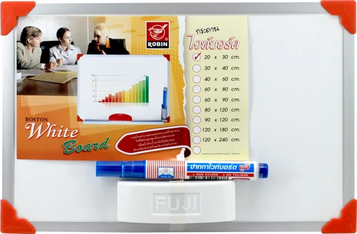 Robin Whiteboard กระดานไวท์บอร์ด ขนาด 20x30cm | Lazada.co.th