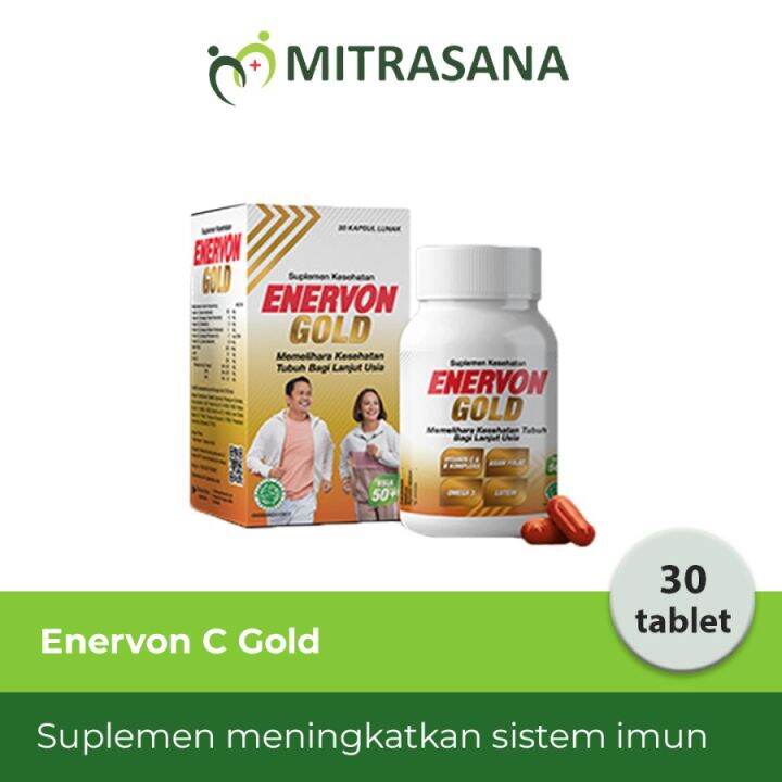 Enervon C Gold 30 Tablet & 25 STP 4 Tab | Lazada Indonesia