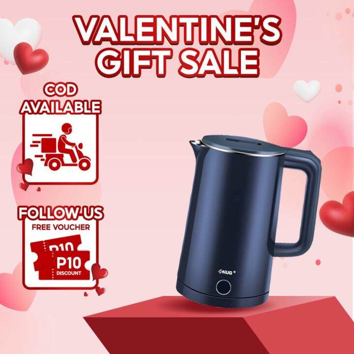 Hug EK-23G 2.3 Liters Fast Boiling Electric Kettle | Lazada PH