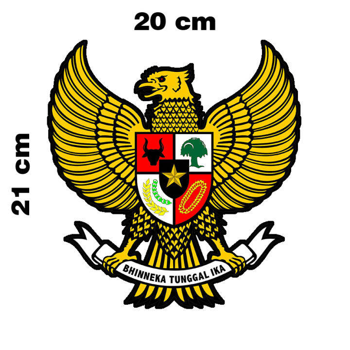 Sticker Decal Vinyl Mobil Burung Garuda Pancasila 20 cm | Lazada Indonesia