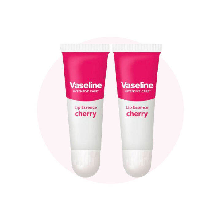[Vaseline] Intensive Care Lip Essence Cherry 10ml x 2pcs | Lazada