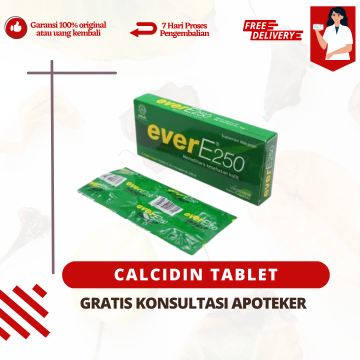 EVER E 250 IU isi 12 Kapsul - Vitamin E | Lazada Indonesia