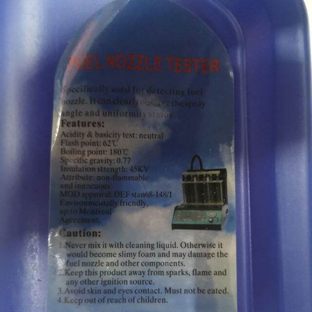 1L Nozzle tester fluid for fuel injector cleaning machine WO | Lazada PH