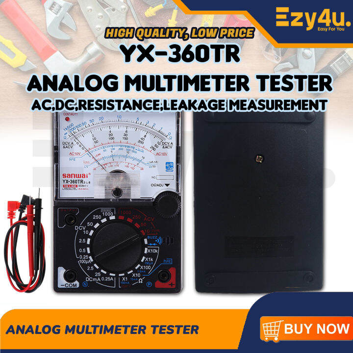 YX-360TR Analog Multimeter Multi Meter Tester With Buzzer SUNWEI ...