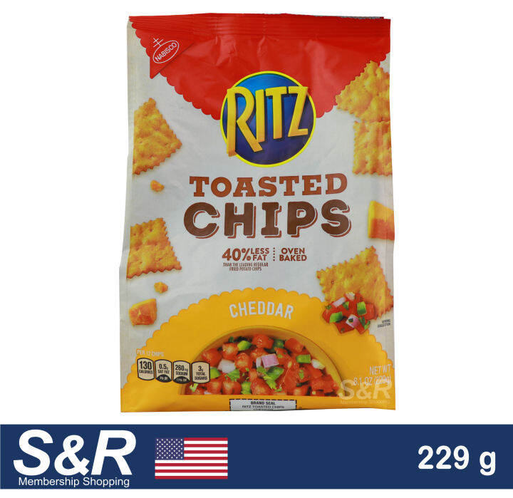 Ritz Toasted Chips in Cheddar 229g Exp: Jun 5, 2023 | Lazada PH