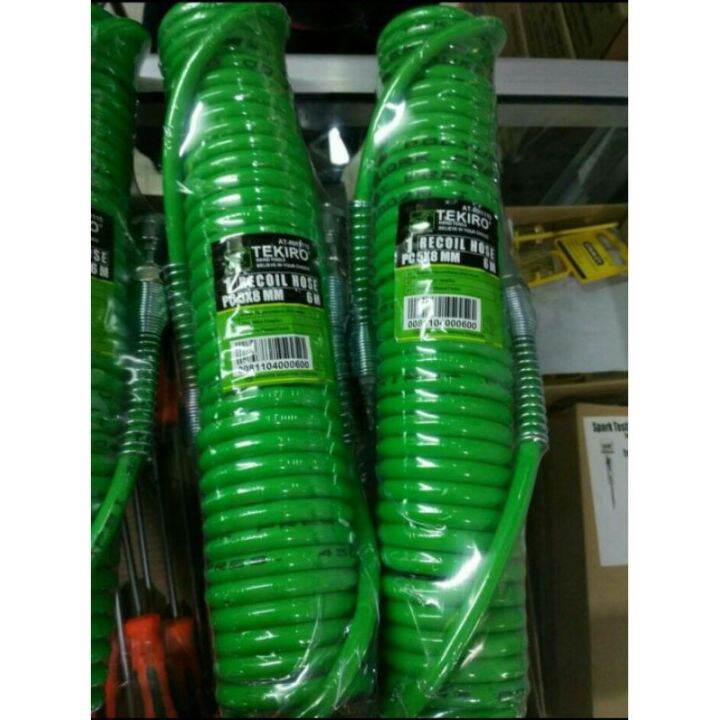 SELANG RECOIL 6 MTR TEKIRO SELANG KOMPRESOR TEKIRO 6 METER | Lazada ...