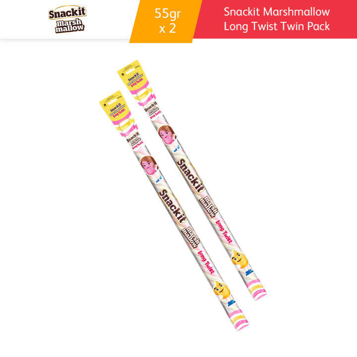 Snackit Marshmallow Long Twist Twin Pack | Lazada Indonesia