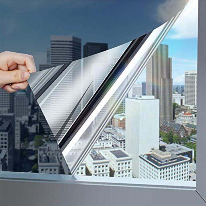 [3 Gifts] Window Privacy Film Sun Blocking Mirror Reflective Tint One ...