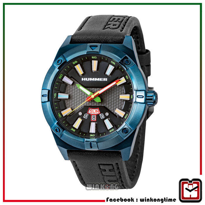 HUMMER MEN WATCH HM1002 BLUE X BLACK [1 Years International Warranty ...