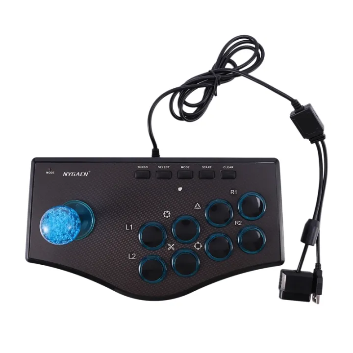 Retro Arcade Game Rocker Controller Usb Joystick For Ps2 Ps3 Pc Android Smart Tv Built In