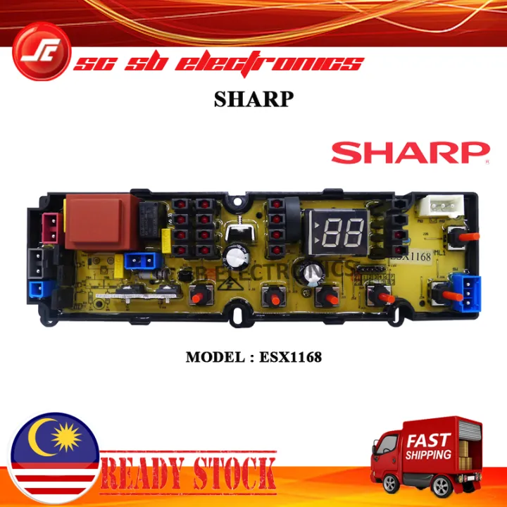 ESX1168 SHARP WASHING MACHINE PCB BOARD MESIN BASUH | Lazada