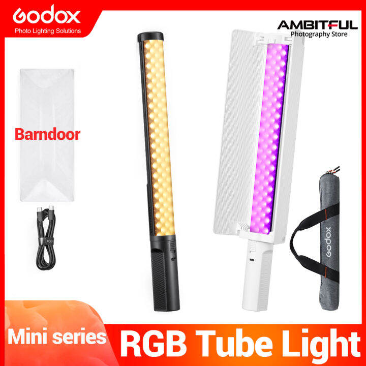 Godox LC500R Mini 20W RGB LED Tube Light Stick Light RGBWW 2500K-8500K Color Temperature 15 FX ...