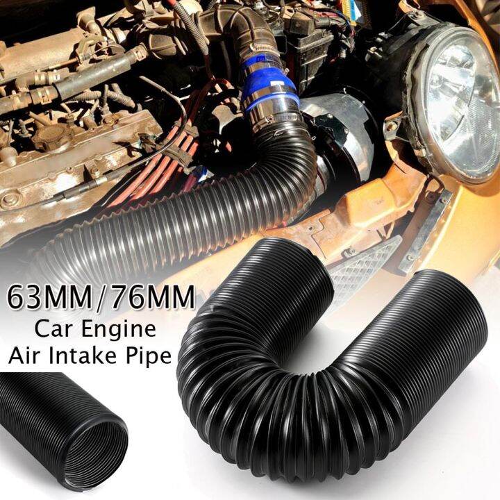 [Free Ship] 63/76MM Car Engine Flexible Air hose Air Intake Pipe Inlet ...
